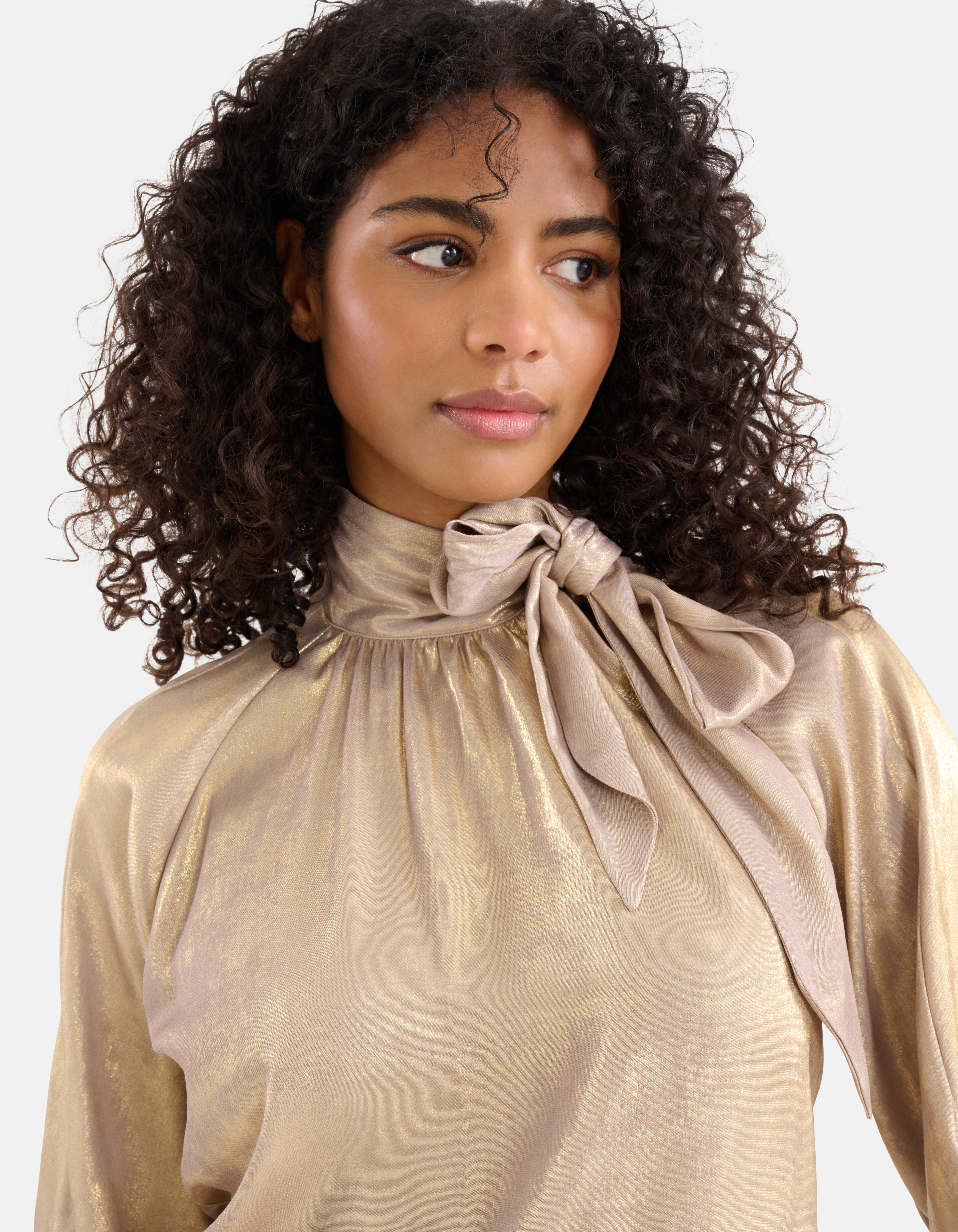 Metallic Blouse Goud | Shoeby