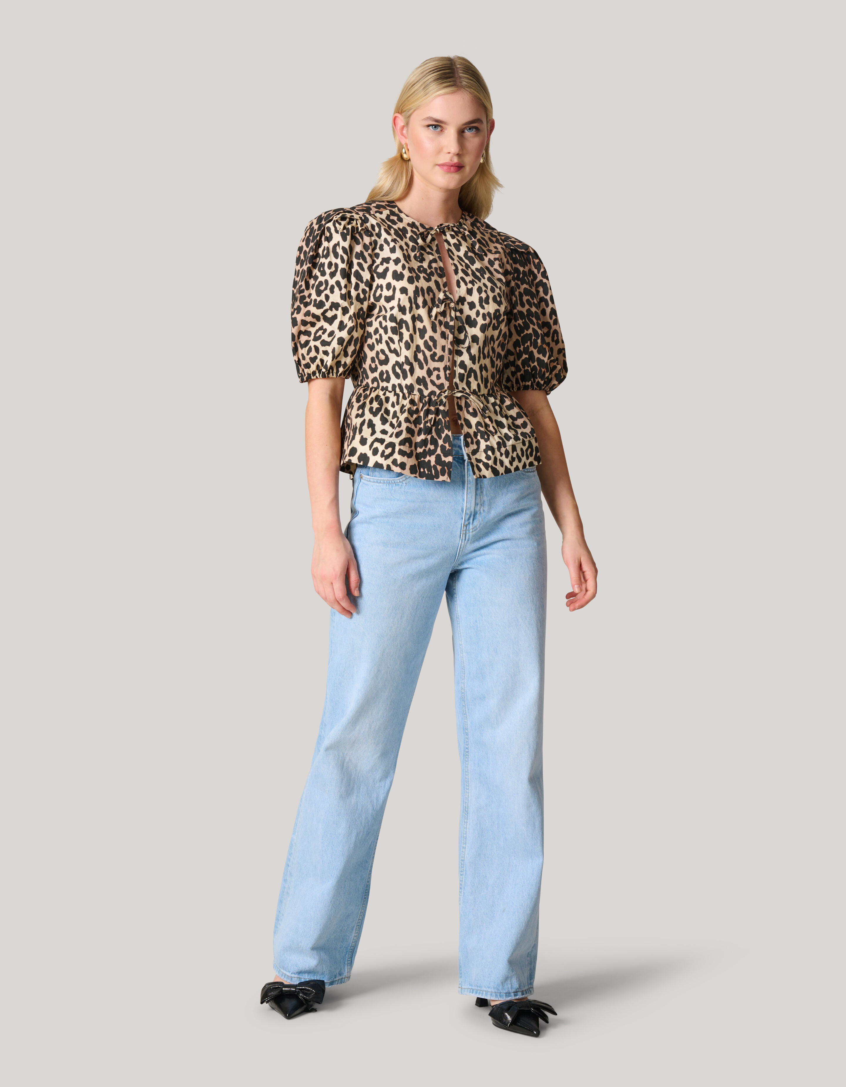 Leopard Strik Top | Shoeby