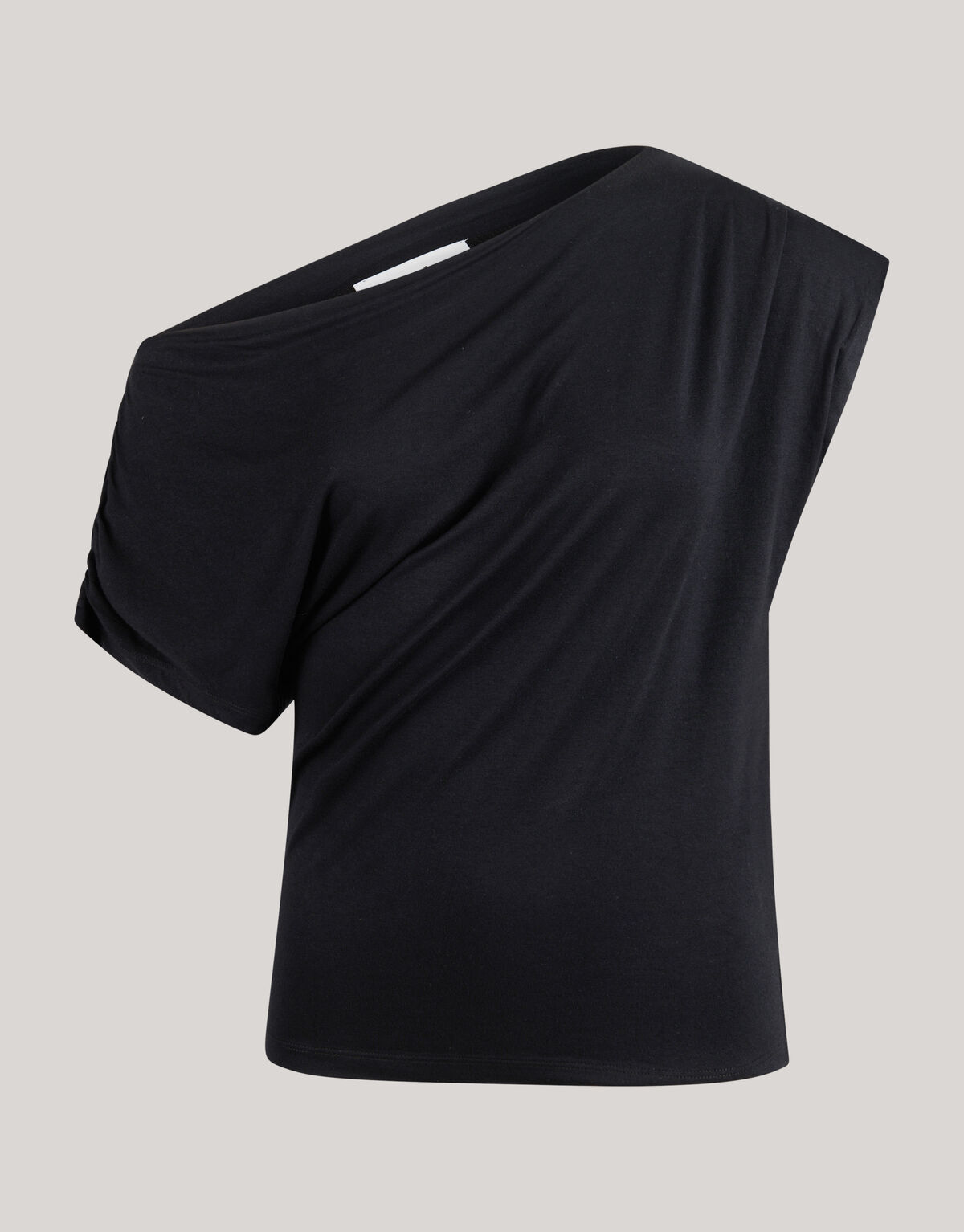 Jersey Asymmetrische Top Zwart | Shoeby