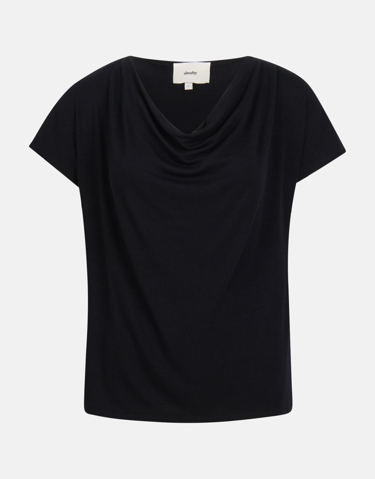 Gedrapeerde Top Zwart | Shoeby